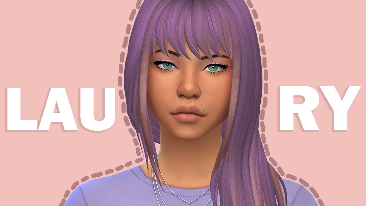 The sims 4 CAS: LAURY+ CCLIST - YouTube