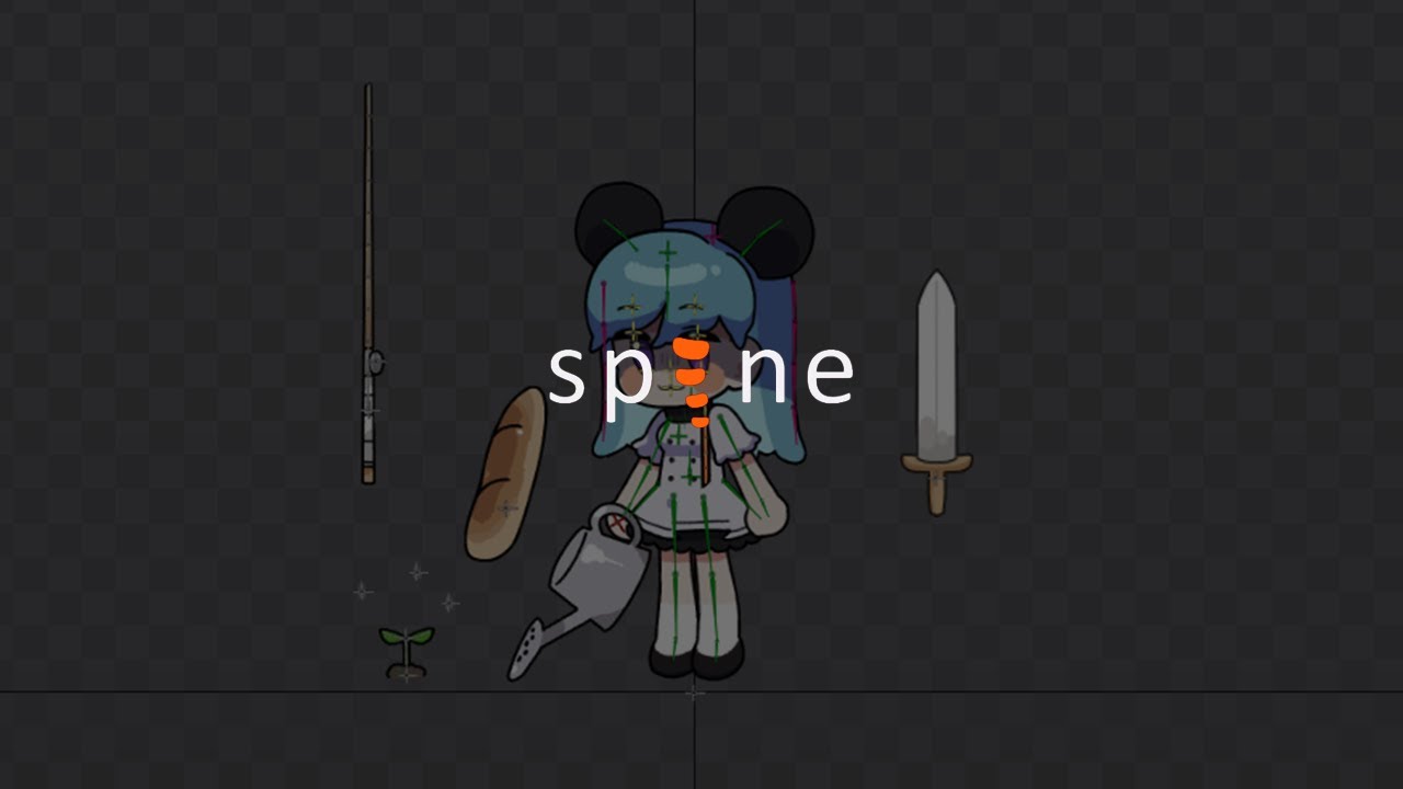 Spine 2D Animation _ sd character - YouTube