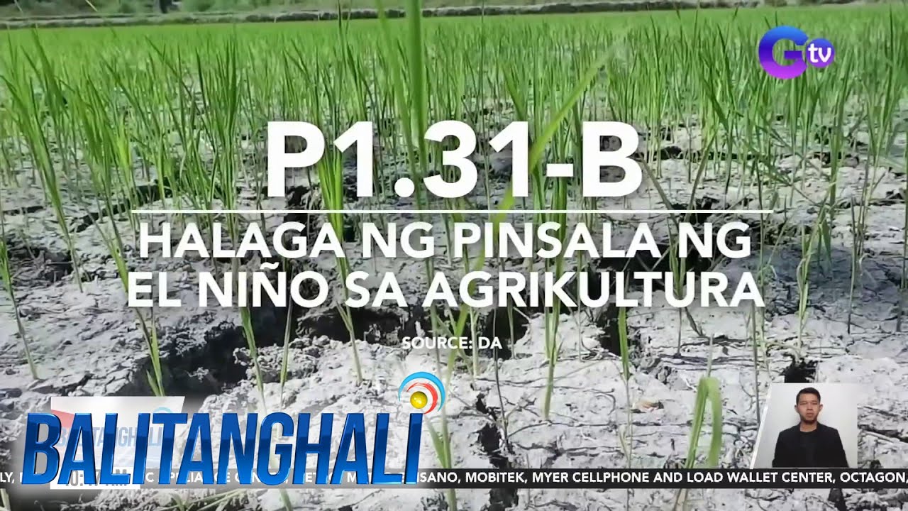 Dept. of Agriculture: Halaga ng pinsala ng El Niño, nasa P1.31B na | BT ...