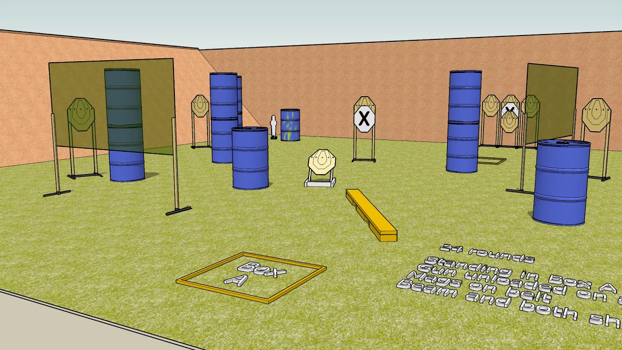 A Balanced Approach | USPSA Stage Design | SketchUp - YouTube