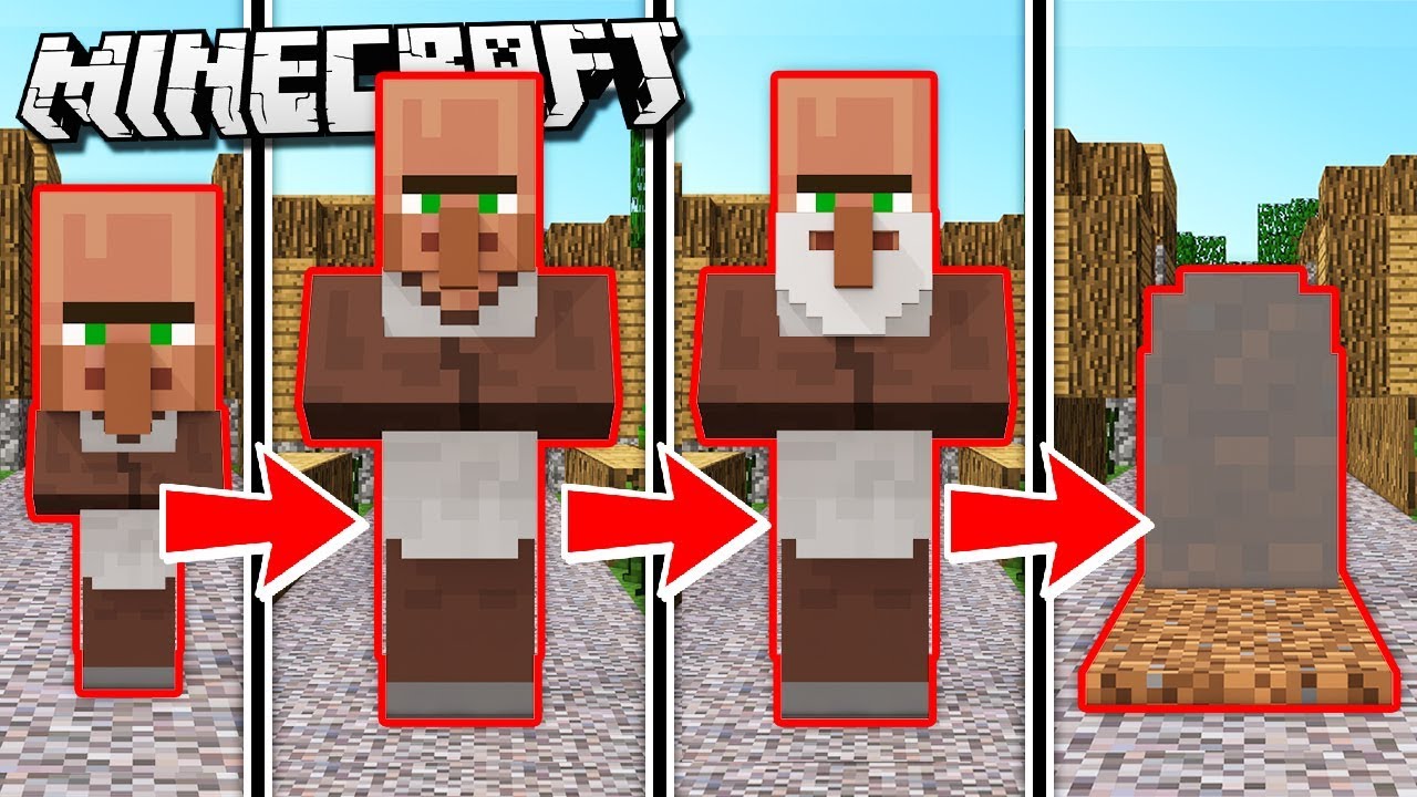 IF VILLAGERS Got OLDER in Minecraft! - YouTube