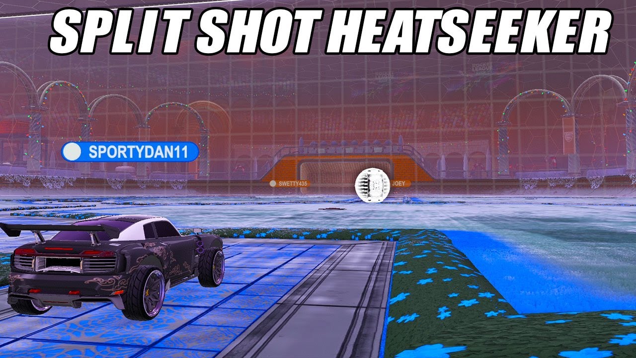 Playing The *NEW* "SPLITSHOT HEATSEEKER" Gamemode In Rocket League! (I ...