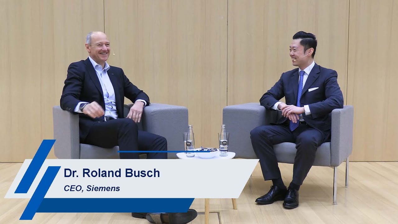 Dr. Roland Busch (CEO, Siemens) - YouTube