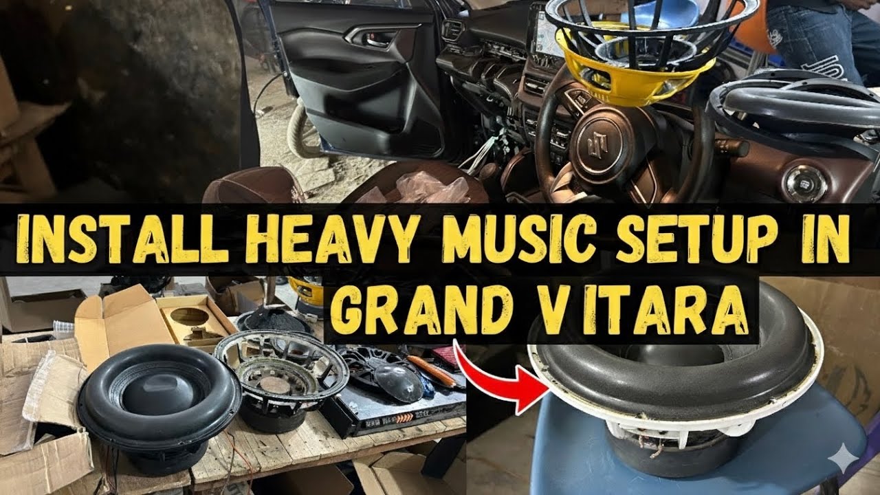🚘 Ultimate Music Setup in My Grand Vitara | Full Sound Test 🔊 # ...