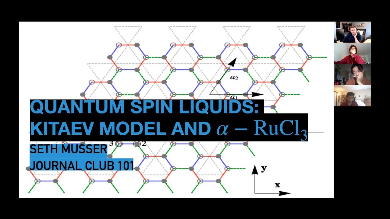 Kitaev Model (Talk at MIT's Journal Club 101) - YouTube
