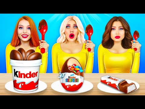 Büyük, Orta veya Küçük Kaşık Mücadelesi! RATATA COOL’dan Dev VS Minik Çikolata Yeme Savaşı