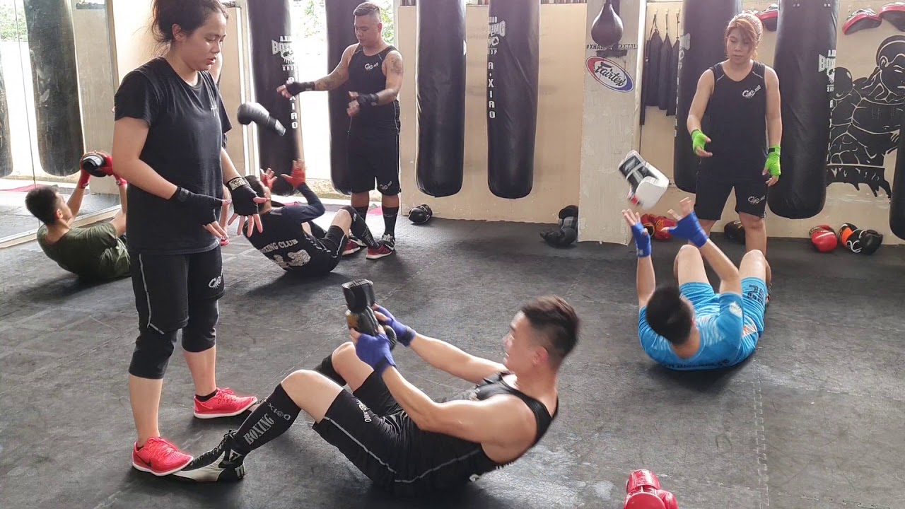 Tập Bụng .Ngọc Ảnh vs Thọ Bình 62020|Boxing Ha Noi Axiao Club - YouTube