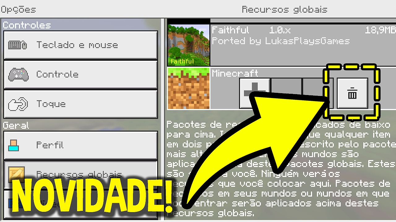 UFA! AINDA BEM QUE COLOCARAM ISSO NO MINECRAFT PE !!! - YouTube