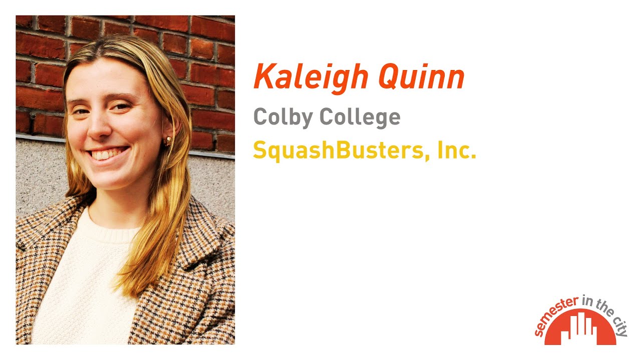 Kaleigh Quinn: Spring 2024 Showcase Speech (Colby College) - YouTube