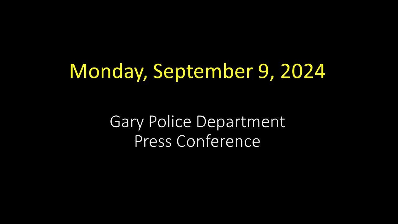 City of Gary Police Department Press Conference - YouTube