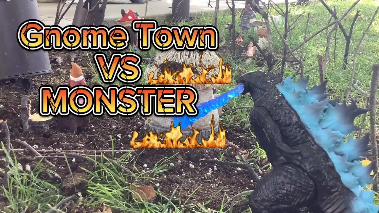 Gnome Town Vs. MONSTER - YouTube