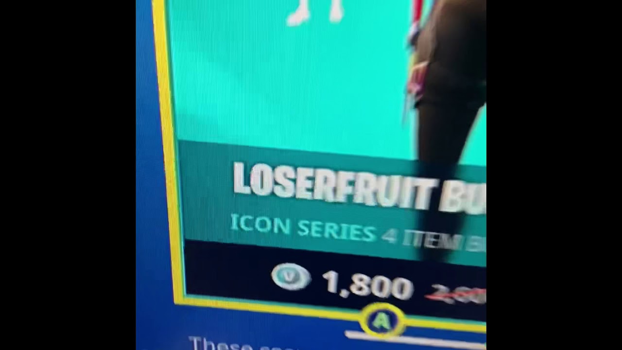 LOSERFRUIT BUNDLE IN ITEM SHOP!!! - YouTube