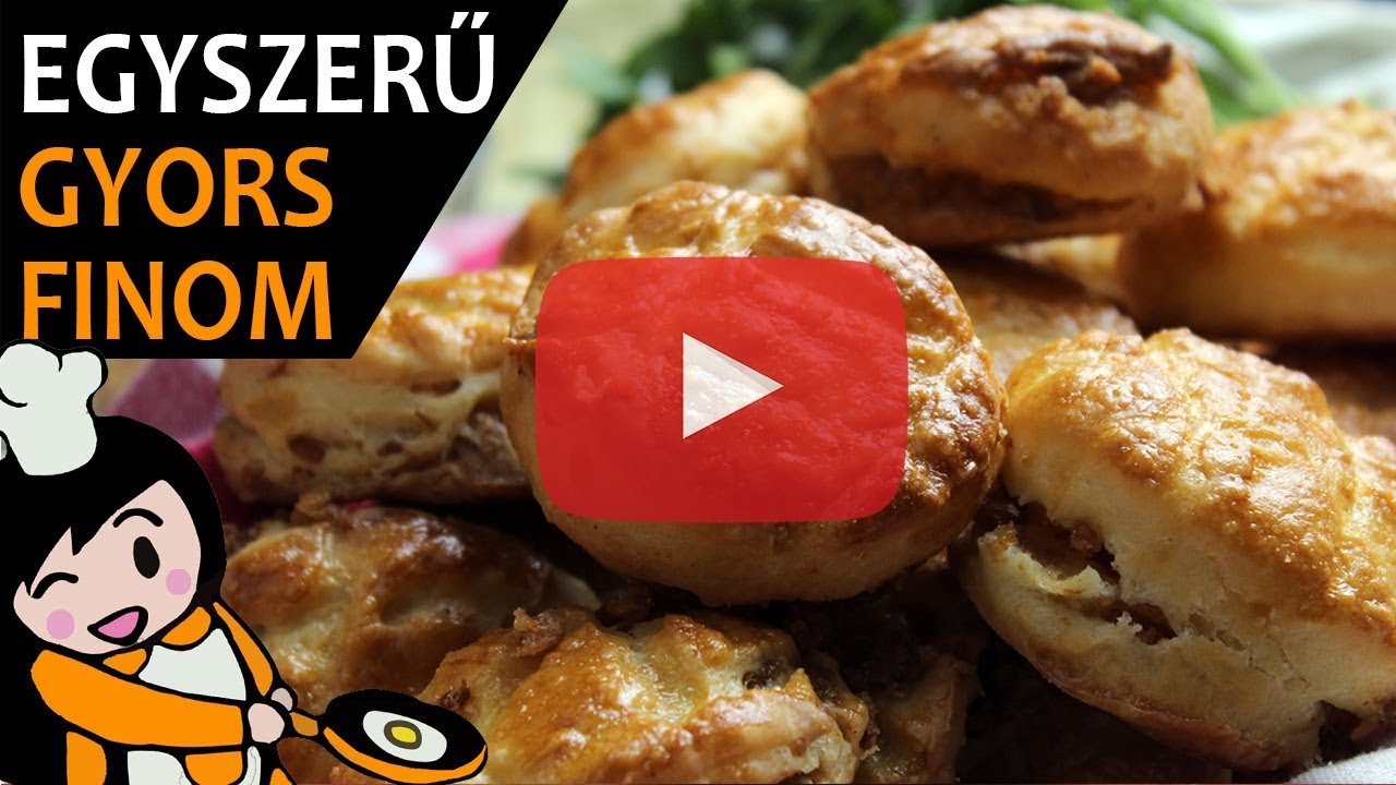 Tepertős pogácsa - Recept Videók - YouTube