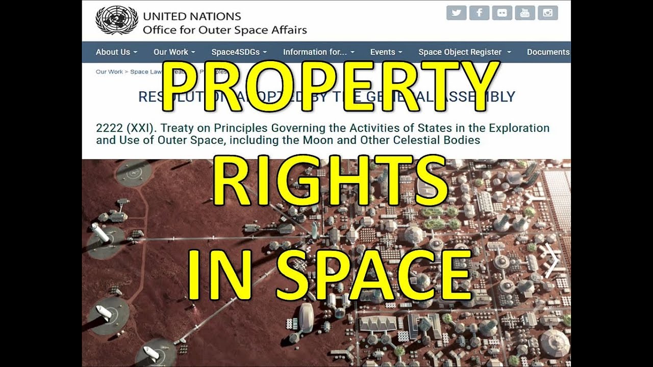 Space Property Rights How Can SpaceX, Blue Origins and Others Use Space ...