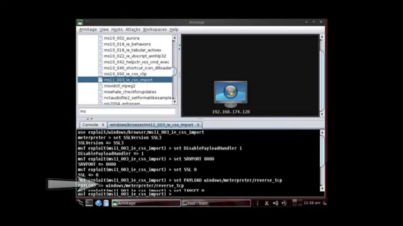 Hacking Windows 7 using Metasploit - YouTube