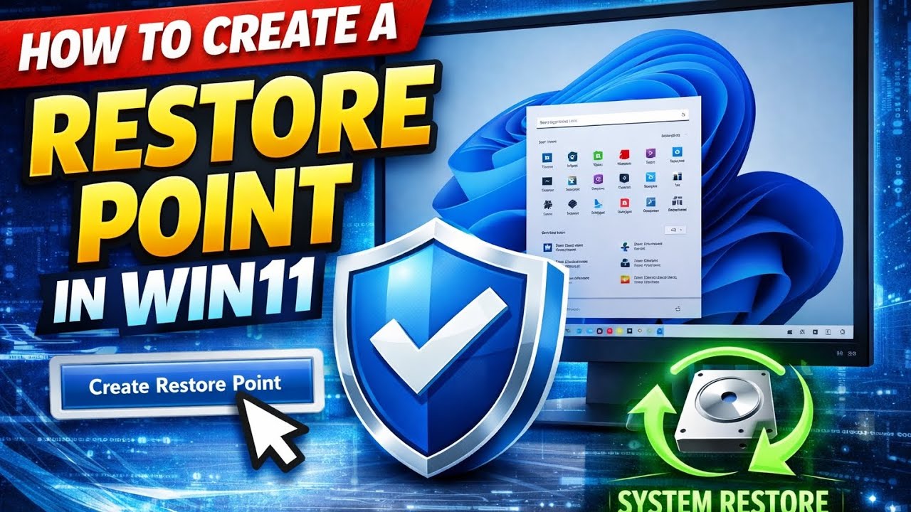 Easy steps से बनाये Restore point or करे system को नया जैसा 👍| Create ...