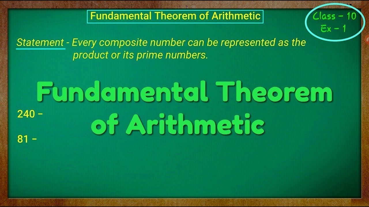 The Fundamental Theorem Of Arithmetic By Aman Sir math 10 cbse the-fundamental-theorem-of-arithmetic-by-aman-sir-math-10-cbse