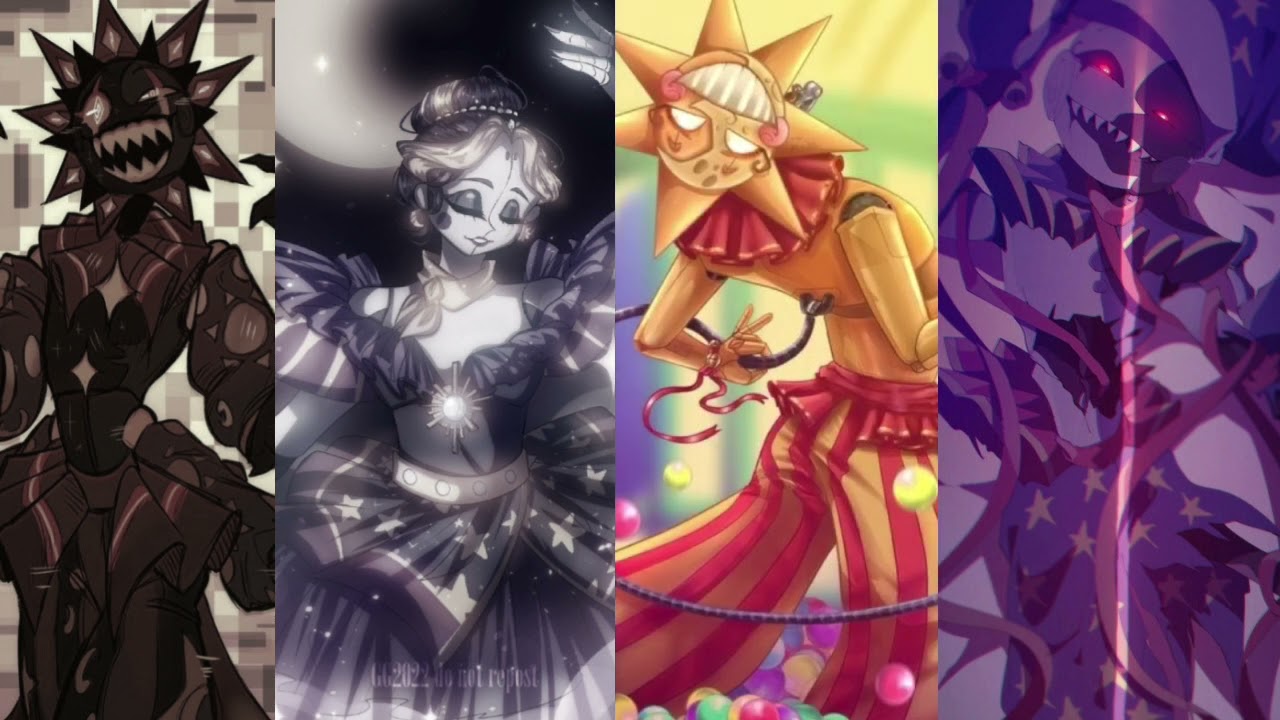 fnaf security breach daycare group left behind eclipse,glamrock ballora ...