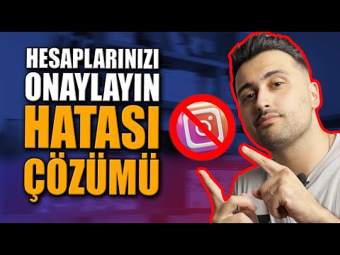 Instagram Hesaplarınızı Onaylayın Hatası Çözümü | İnstagram Hesap Hatası Giderme