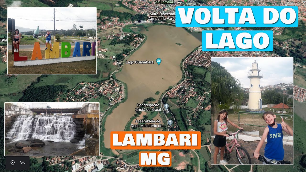 Conhecendo os pontos turísticos de Lambari/MG - Volta do Lago Guanabara ...