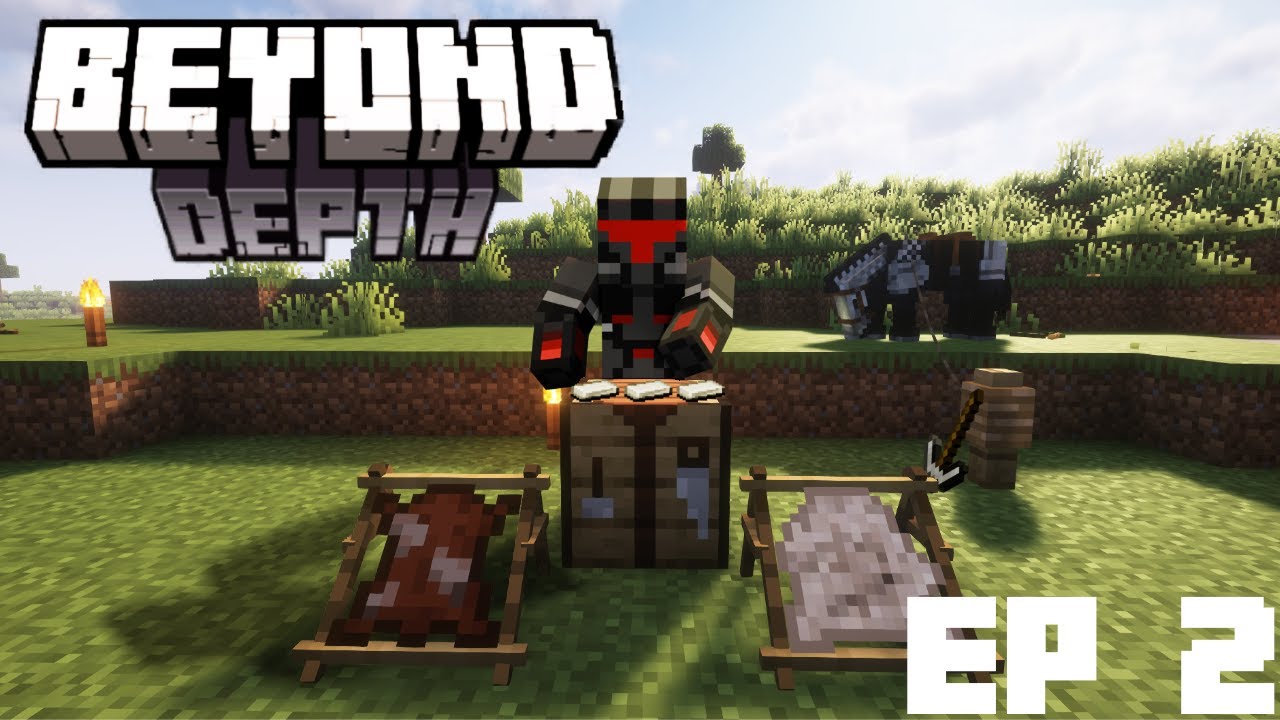 Minecraft: Beyond Depth Lets Play: Ep 2 Making Slow Progress - YouTube