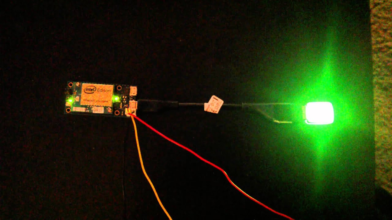 blink(1) and Intel Edison - YouTube