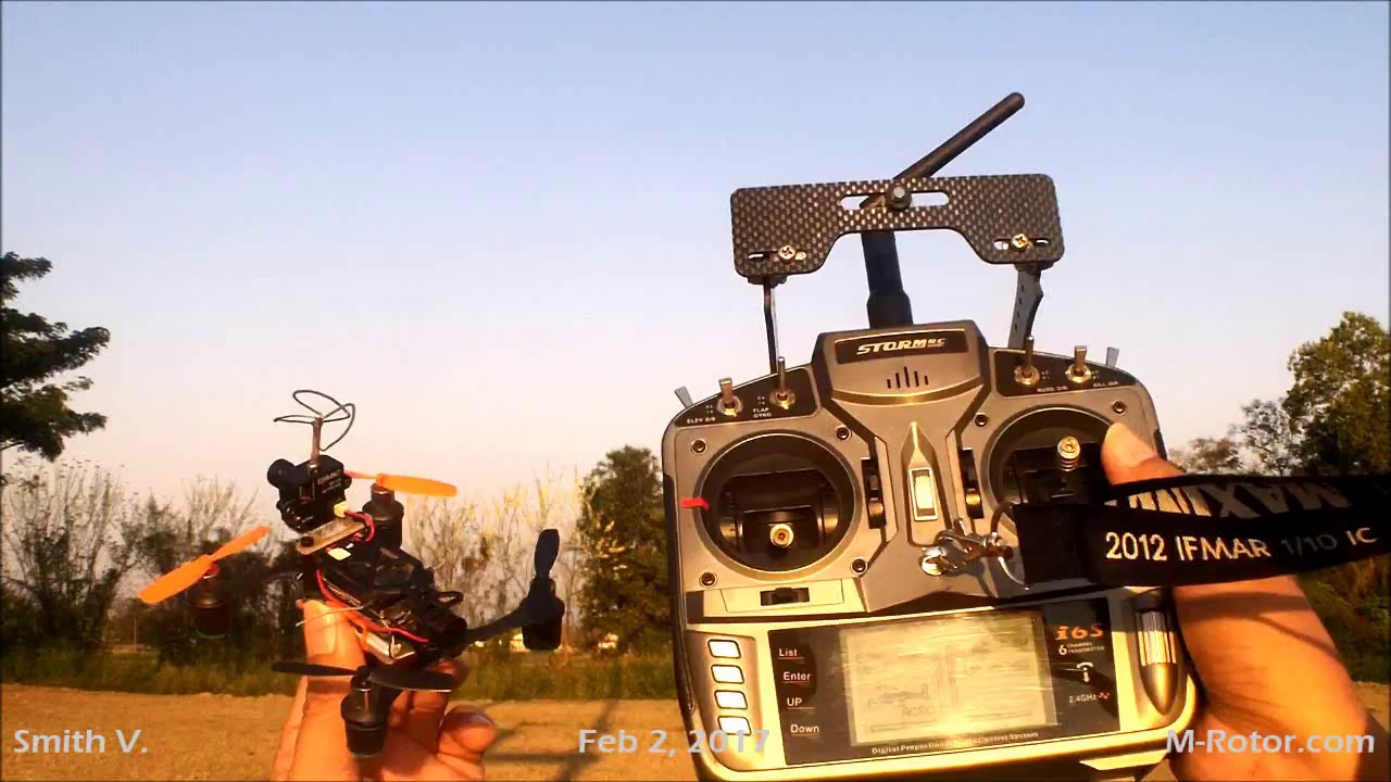 Micro Quad Copter FPV - one cell fun flying - YouTube