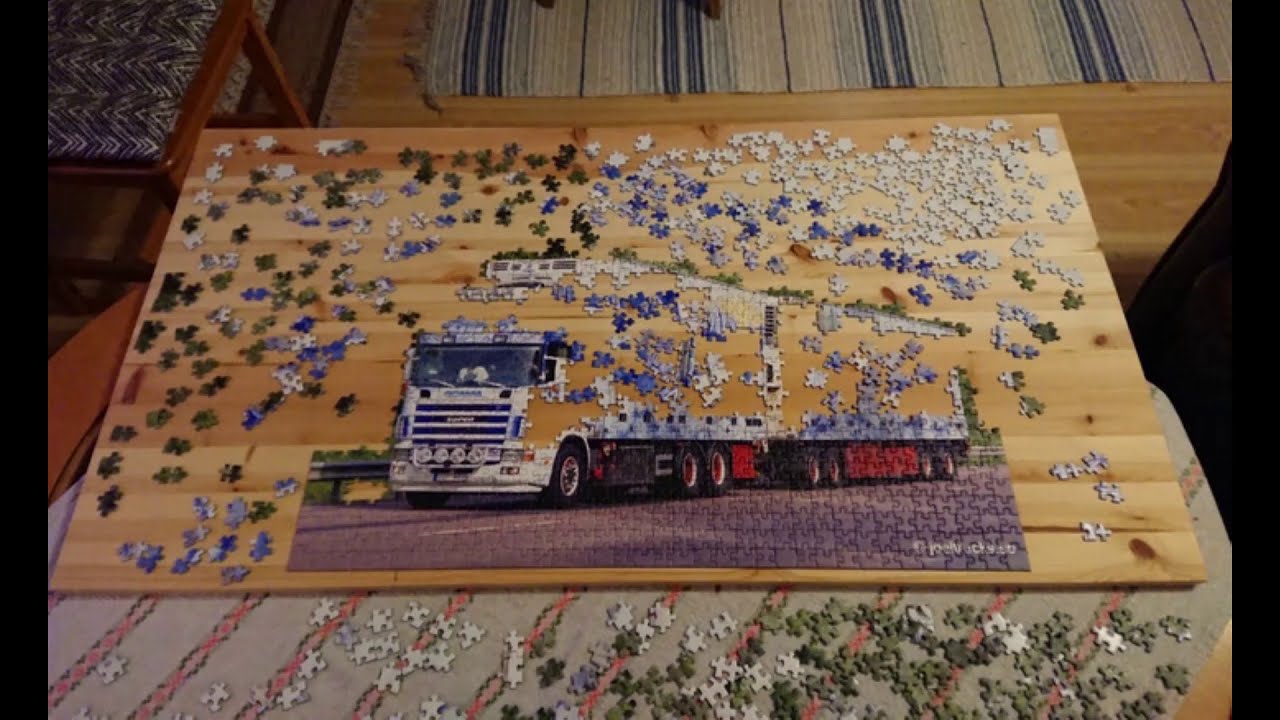 Ravensburger Puzzle 1000 Pieces Scania Ice Truck - YouTube
