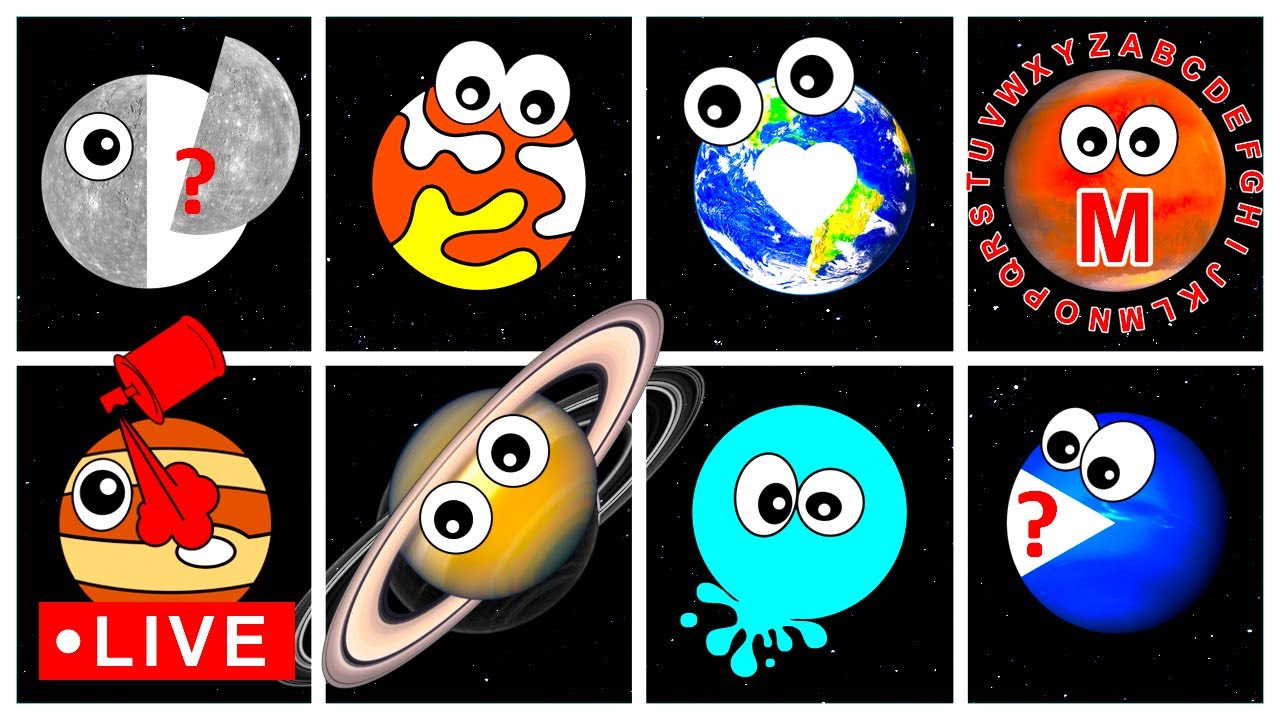 Planet Games for Kids | Planets for Baby | Mercury Venus Earth Mars ...