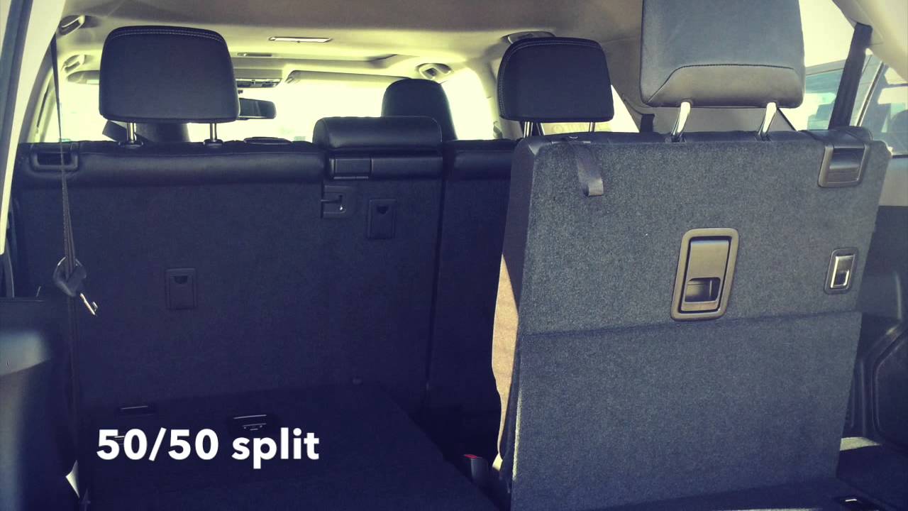 How Much Cargo Space in the 3rd Row 4Runner? - YouTube
