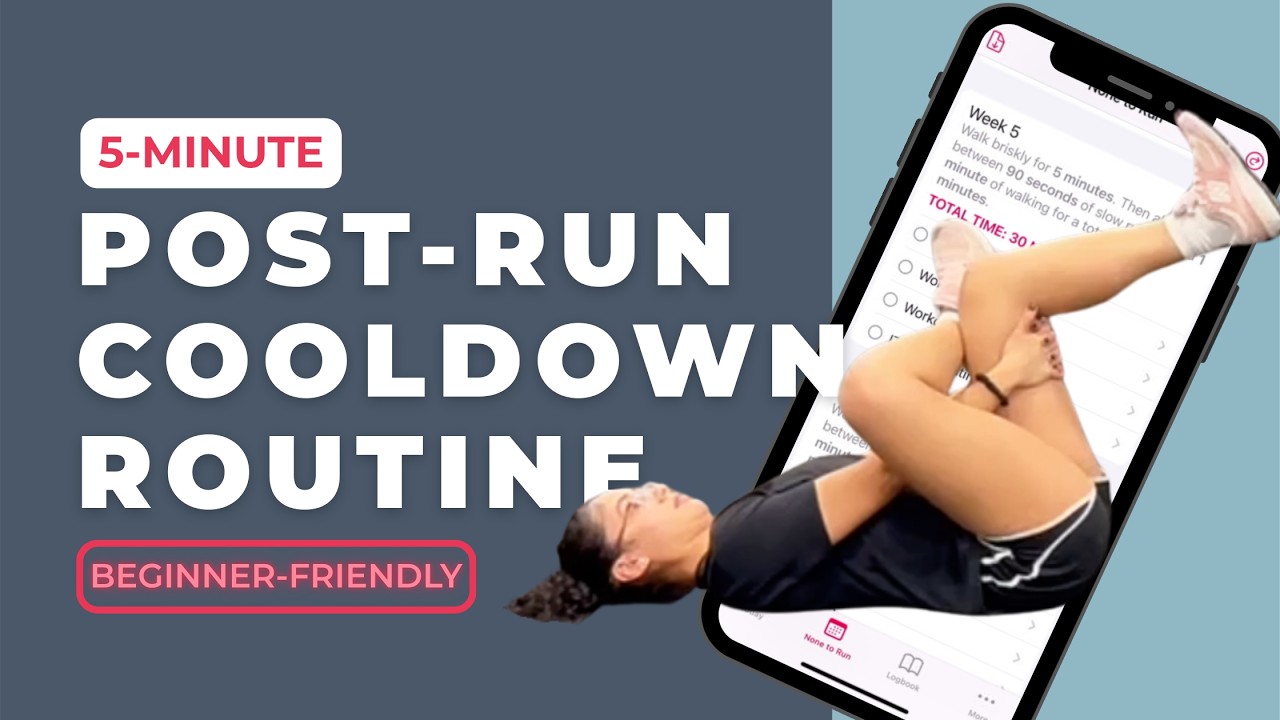 5-Minute Post-Run Cool Down Routine - YouTube