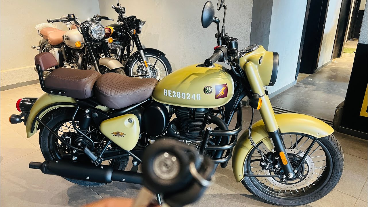 2024🔥Royal Enfield Classic 350 Sand Desert Colour Full Review | On Road ...