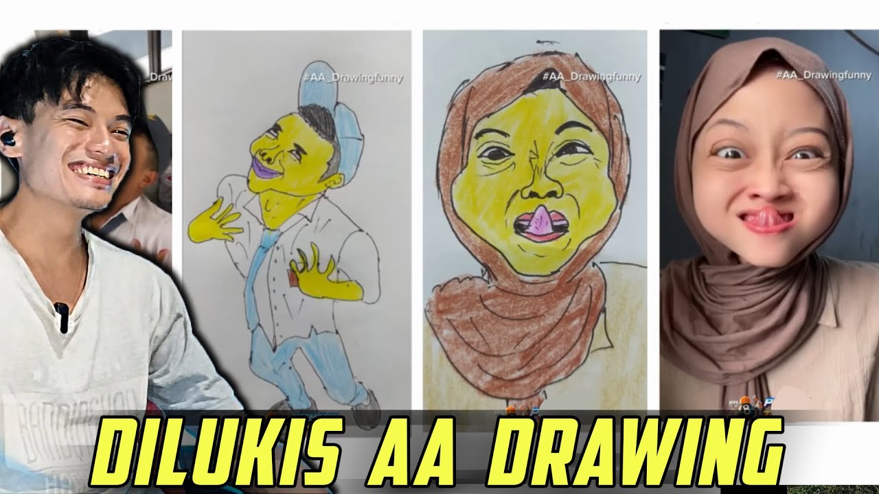 MEME KOCAK eps 42 || lengah dikit dilukis AA Drawing - YouTube