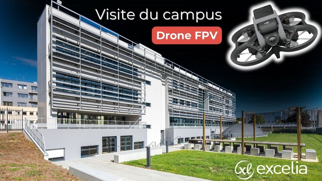 ️ Visit Excelia Paris campus by FPV drone ️ - YouTube
