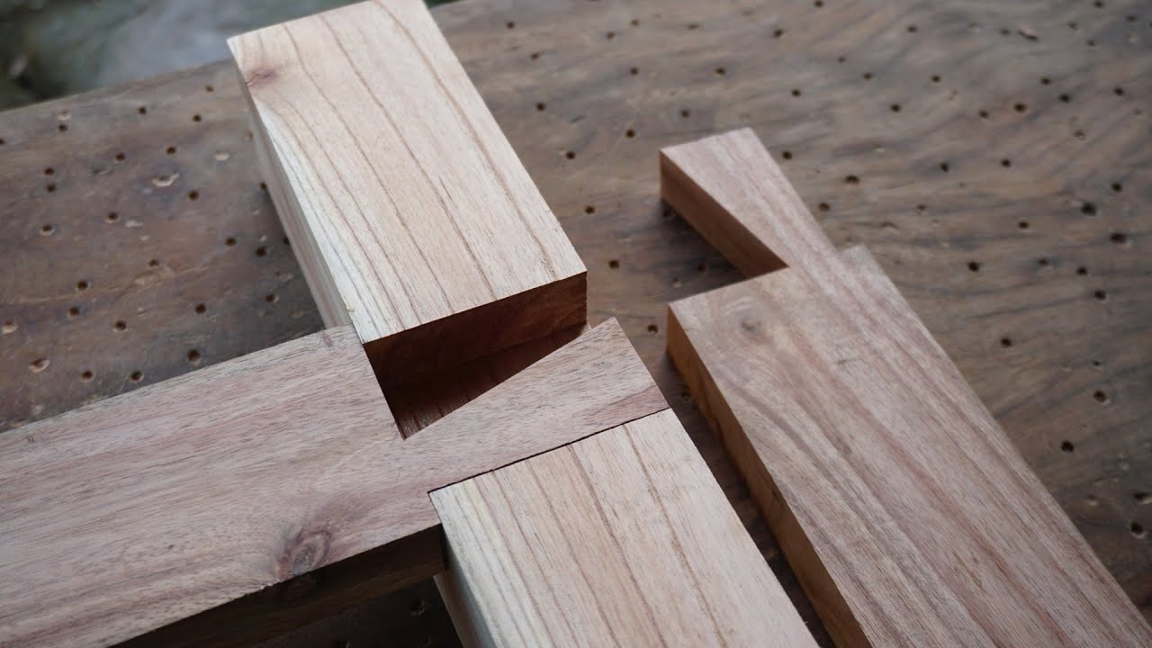Amazing Fishtail Mortise Technique Woodworking Joints Guide, Hand ...