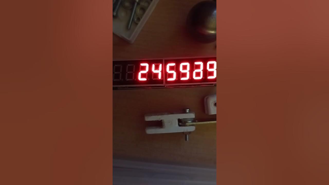 max7219 7 segment display on arduino uno. part 2. - YouTube