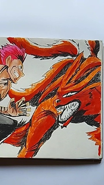 sukuna vs kurama Part-2 #animeeart #sukuna #kurama - YouTube
