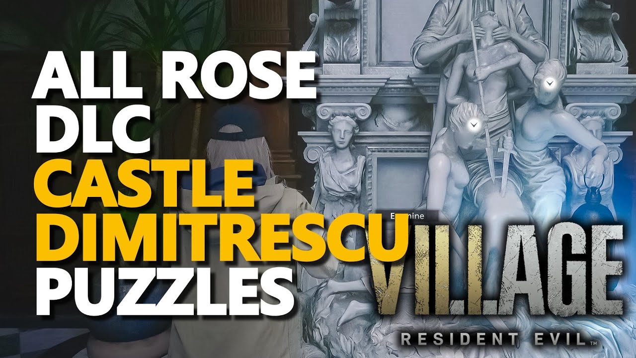 All Lady Dimitrescu Castle Puzzles Resident Evil Village Shadows of ...