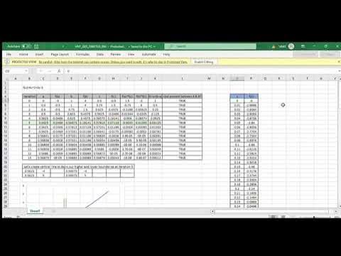 HOW TO SOLVE A FUNCTION USING BISECTION METHOD IN MICROSOFT EXELL? - YouTube