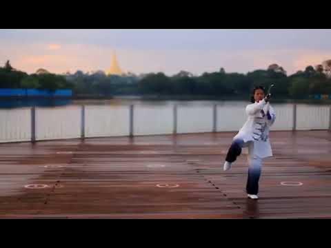 Zue Zue Naing+Compulsory Routines 42 Forms Taijijian+C组 - YouTube