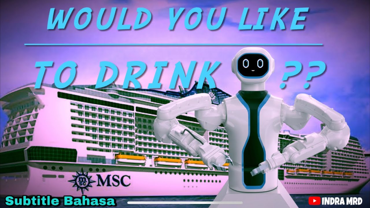 MSC Virtuosa Humanoid Robot Bartender Join The Ship | Cruise Ship News ...