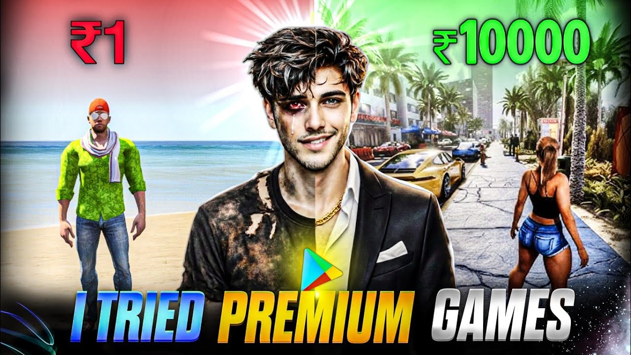 I Tried🔥 Play Store PAID GAMES ₹1 VS ₹10000 🤯RUPEES.. !! Flowex Gamer ...