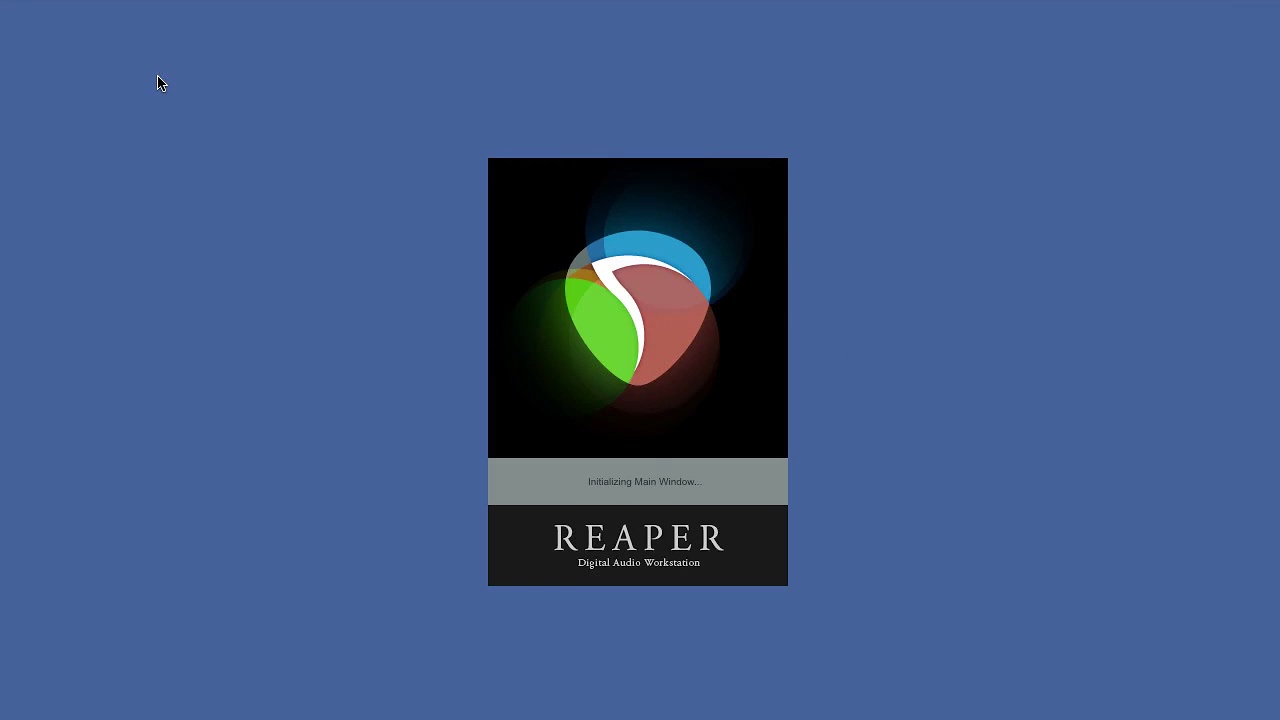 Configuración al Abrir Reaper / TUTORIAL REAPER *** Video A Temporal ...