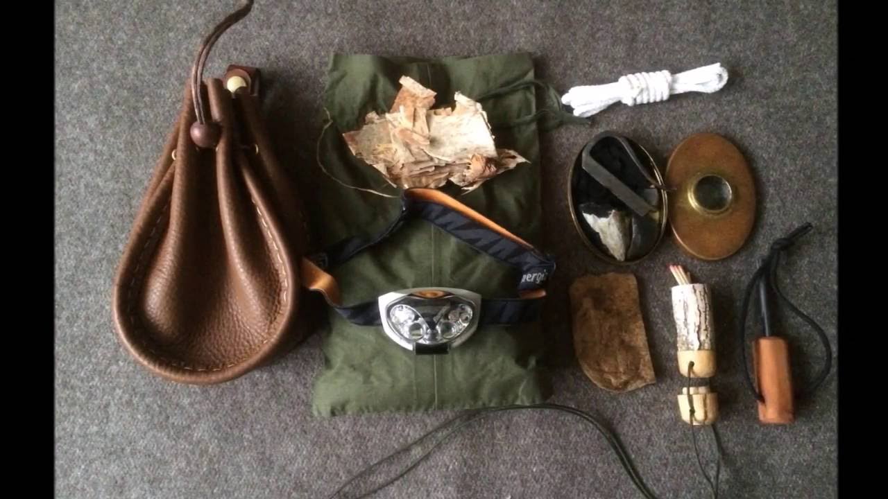 My Bushcraft Belt Kit - YouTube