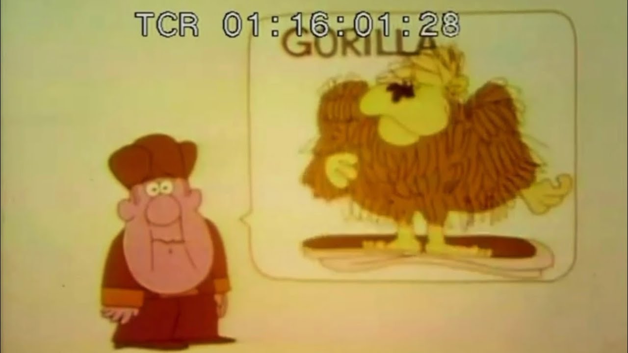 Sesame Street: Speech Balloon- G for Gorilla (HQ) (1970) - YouTube