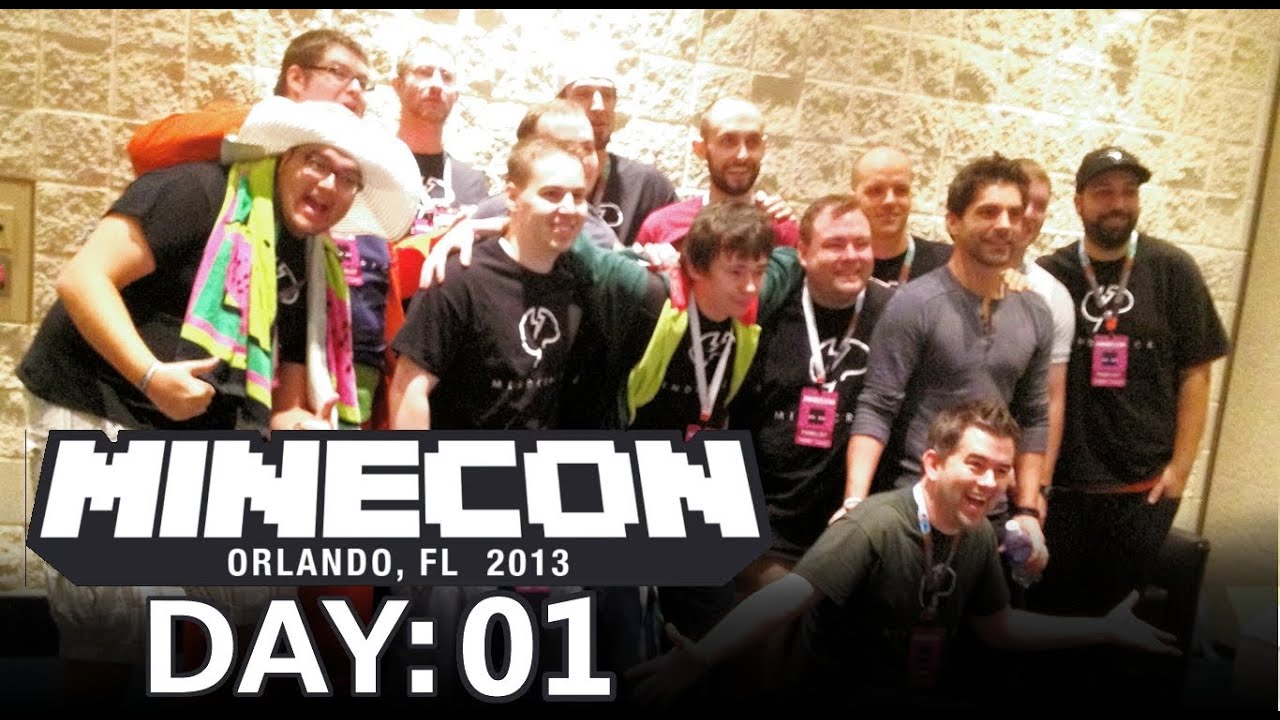 Minecon 2013: Day 01 Recap - Minecon & Islands of Adventure - YouTube