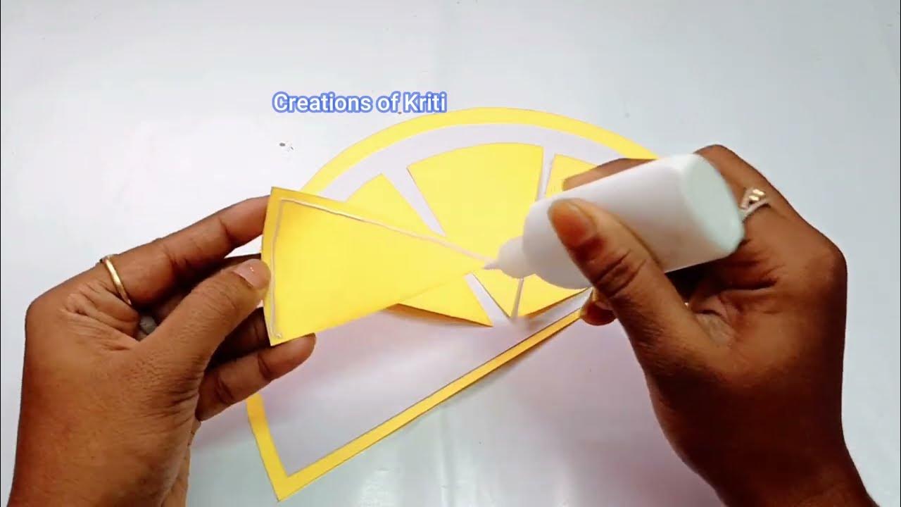 Easy lemon craft | pool party craft | summer camp craft | simple paper ...