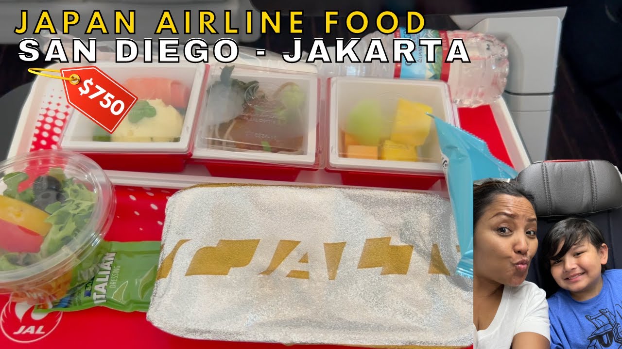 JAPAN AIRLINE FOOD ECONOMY CLASS FROM USA TO INDONESIA (2022 ...