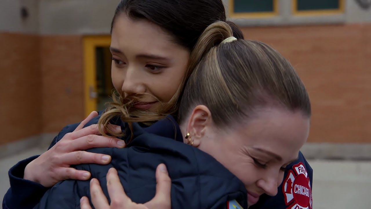 Novak Hugs Violet After Getting Advice From Her on Chicago Fire 12x12 ...