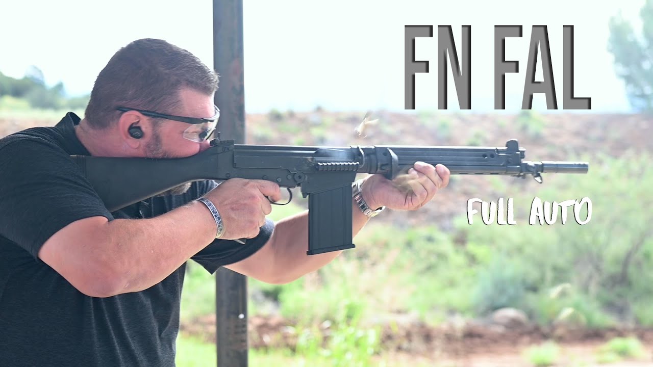 FN FAL Full Auto - YouTube